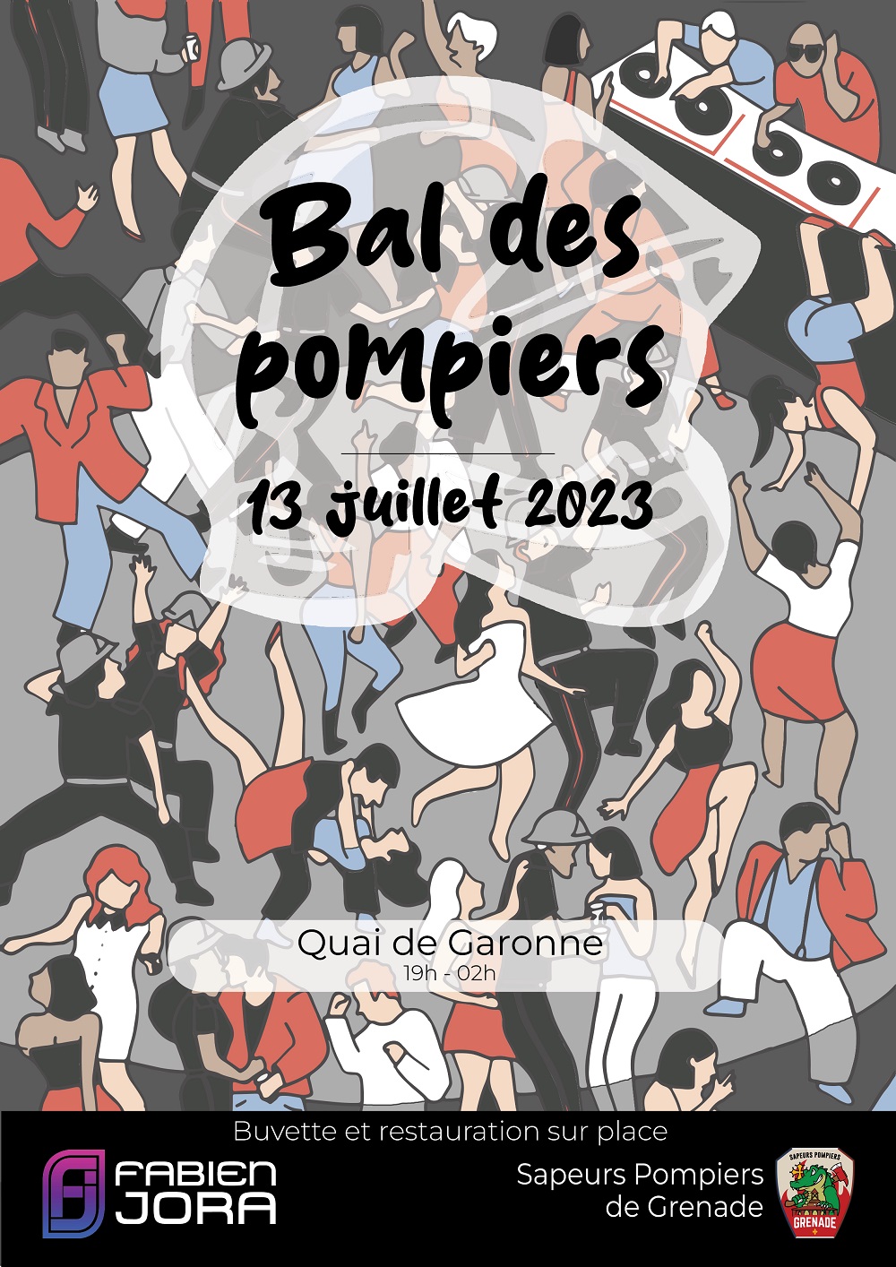 BAL DES POMPIERS, GRENADE, | Tourisme des Hauts Tolosans